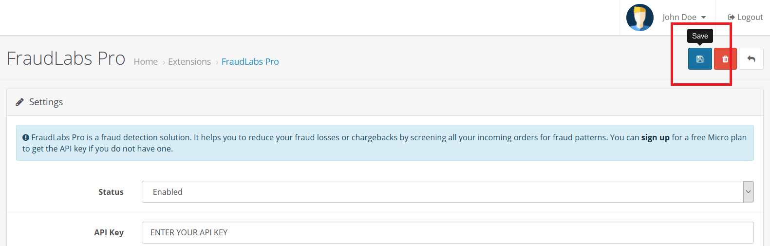 Fraud Detection Solution for OpenCart