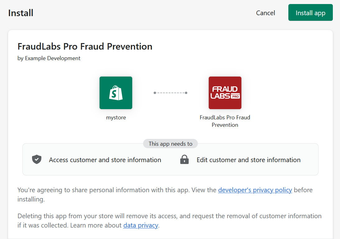 Fraud Detection in Shopify