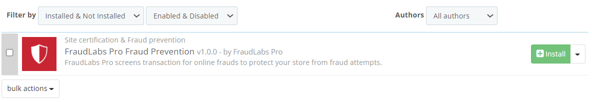 Fraud Detection in ThirtyBees